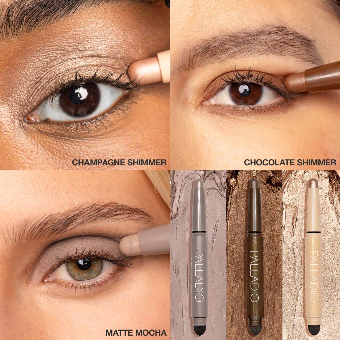 Vegan Eyeshadow | Eyeshadow Sticks | Palladio Beauty