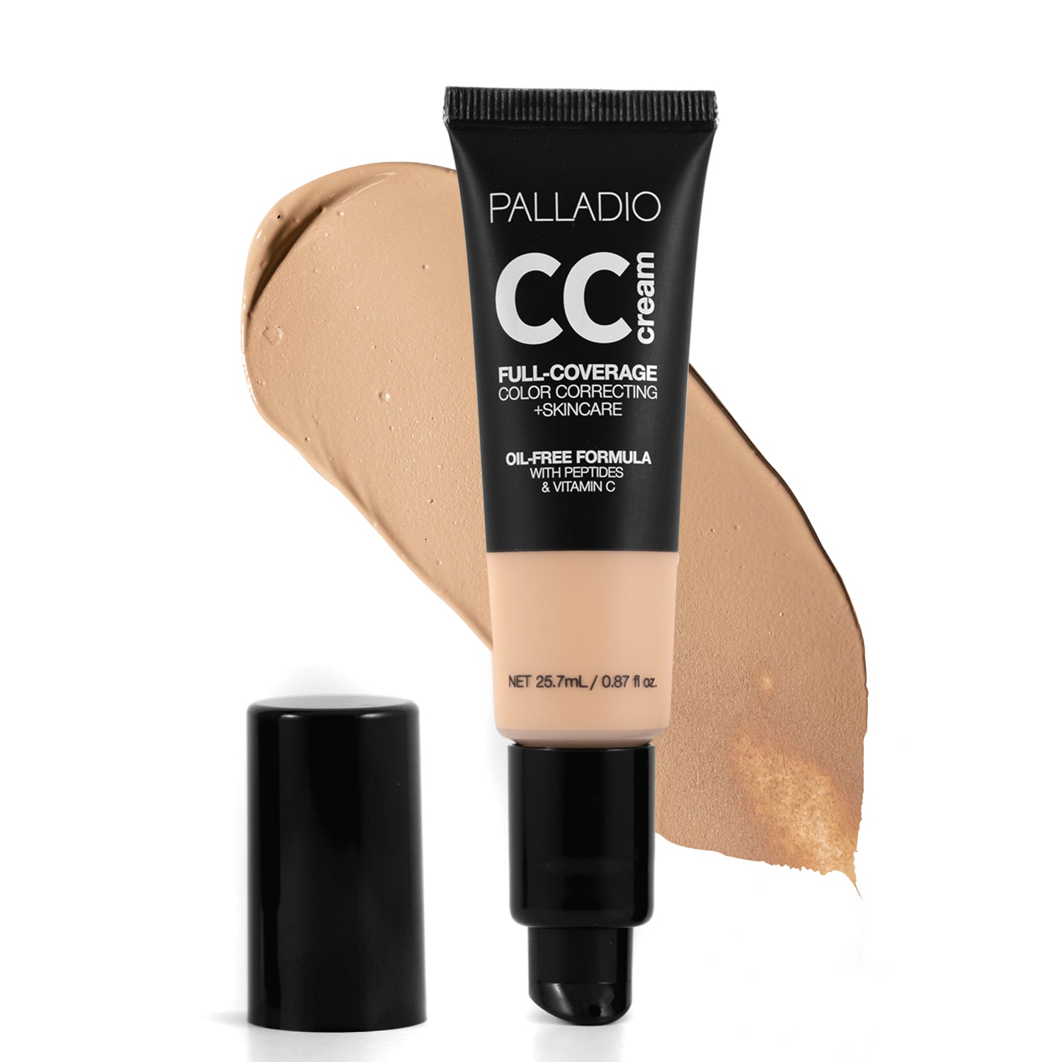 Full Coverage CC Cream | Color Correcting Foundation for Redness - Palladio