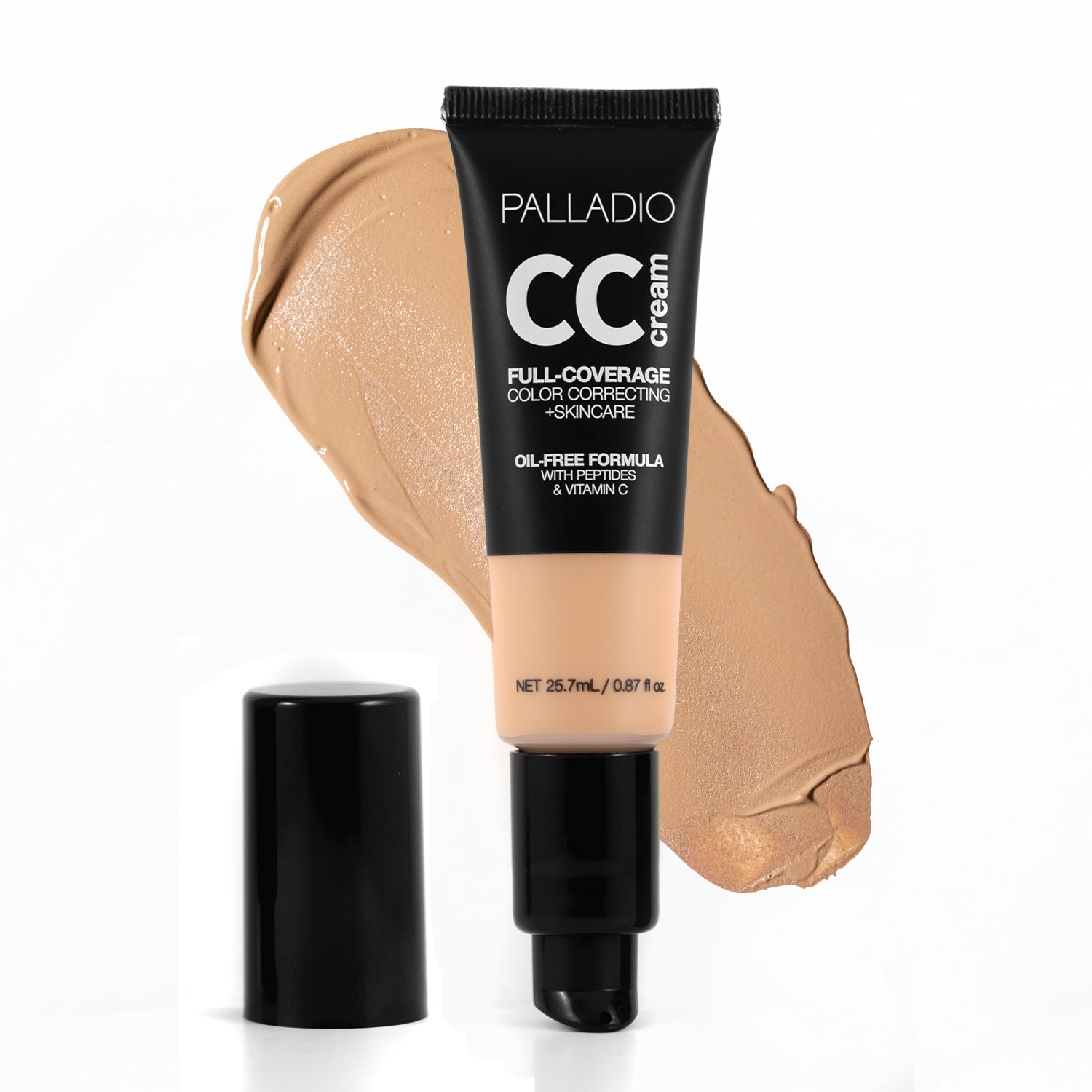 Full Coverage CC Cream | Color Correcting Foundation for Redness - Palladio