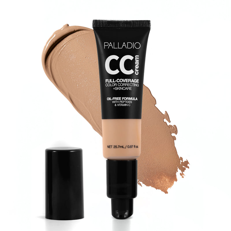Full Coverage CC Cream | Color Correcting Foundation for Redness - Palladio