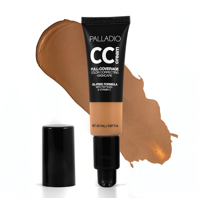 Full Coverage CC Cream | Color Correcting Foundation for Redness - Palladio