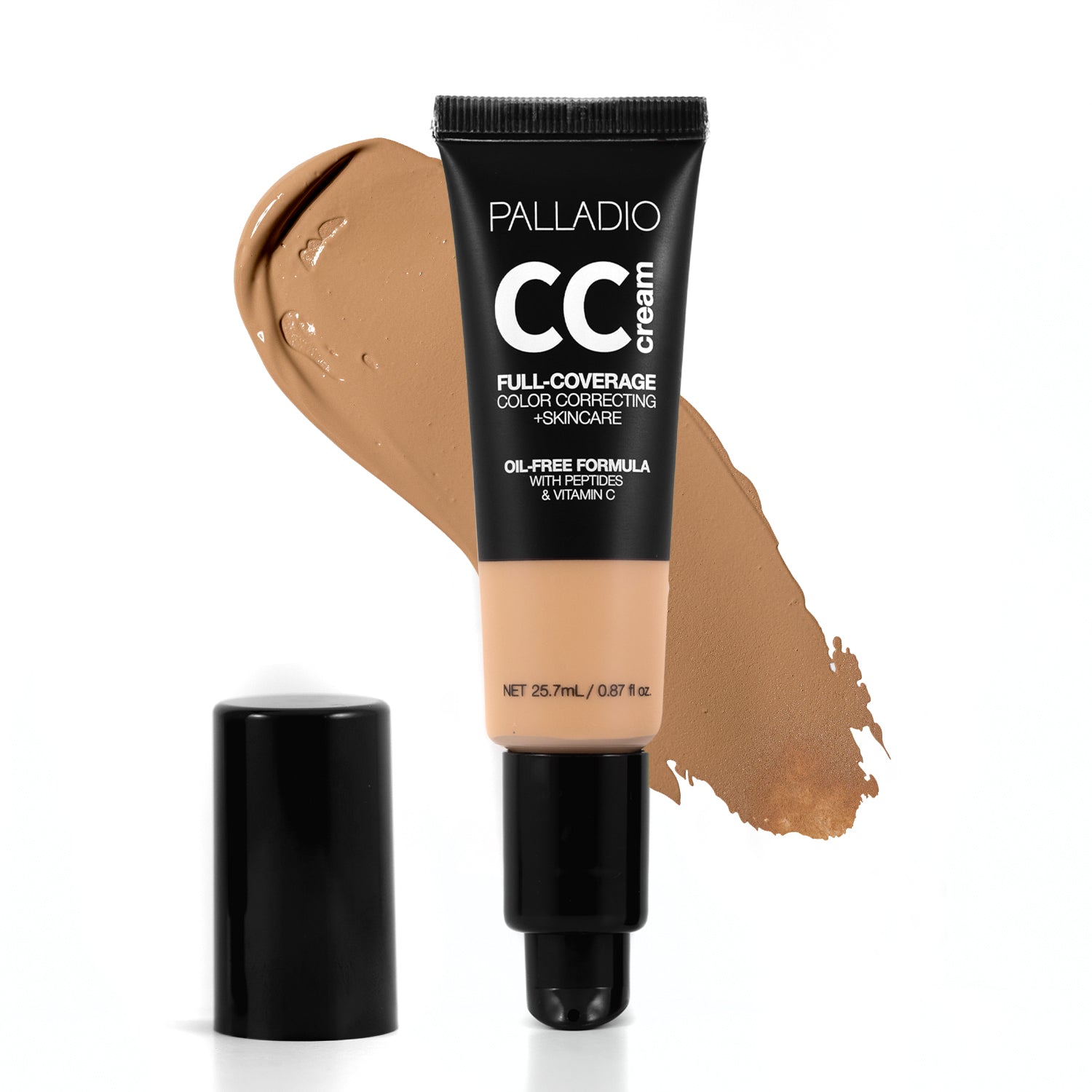 Full Coverage CC Cream | Color Correcting Foundation for Redness - Palladio