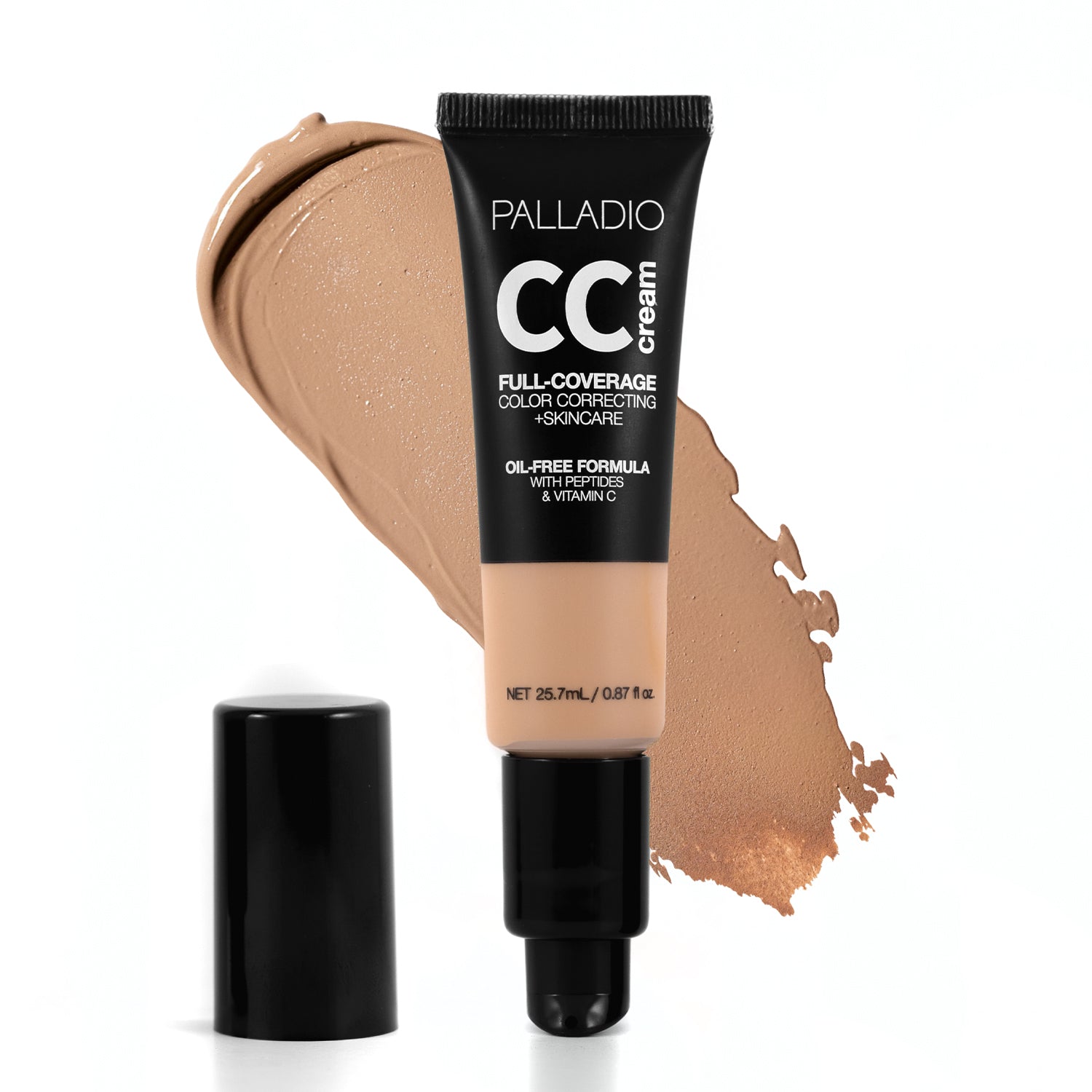 Full Coverage CC Cream | Color Correcting Foundation for Redness - Palladio
